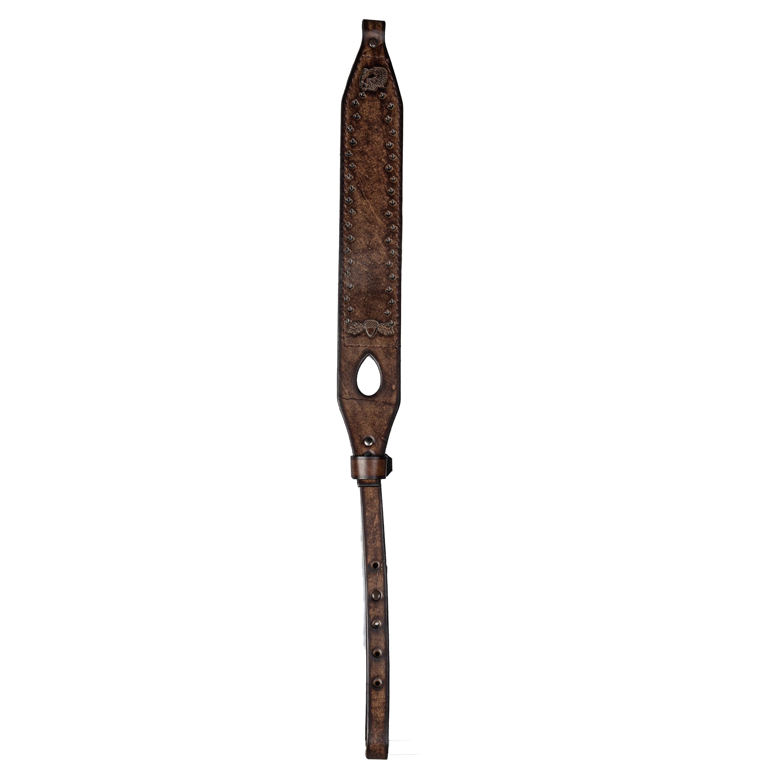 Buck and Bull Custom Gun Sling Turkey Tracks and Acorn