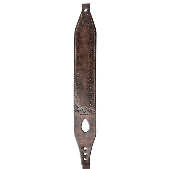 Buck and Bull Custom Gun Sling Turkey Tracks and Acorn